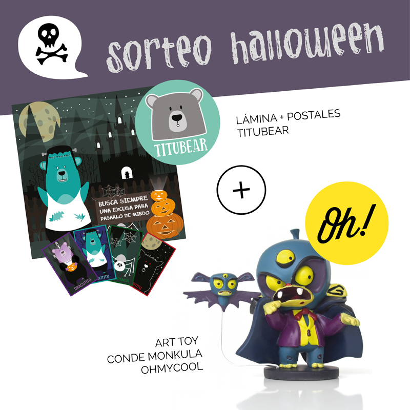 Sorteo de Halloween con los coleguis de Titubear